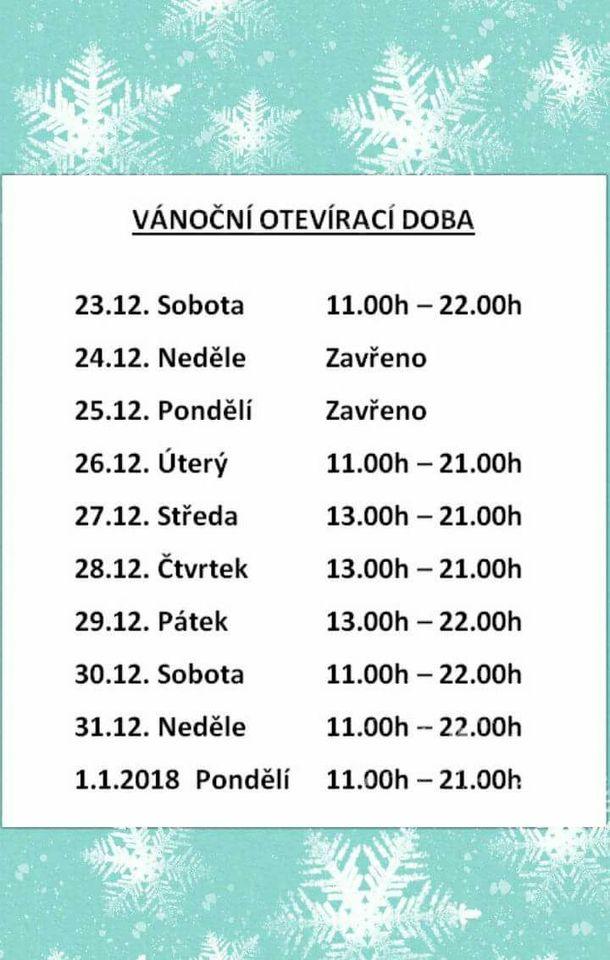 Menu at Občerstvení Vagón restaurant, Bystřice pod Hostýnem