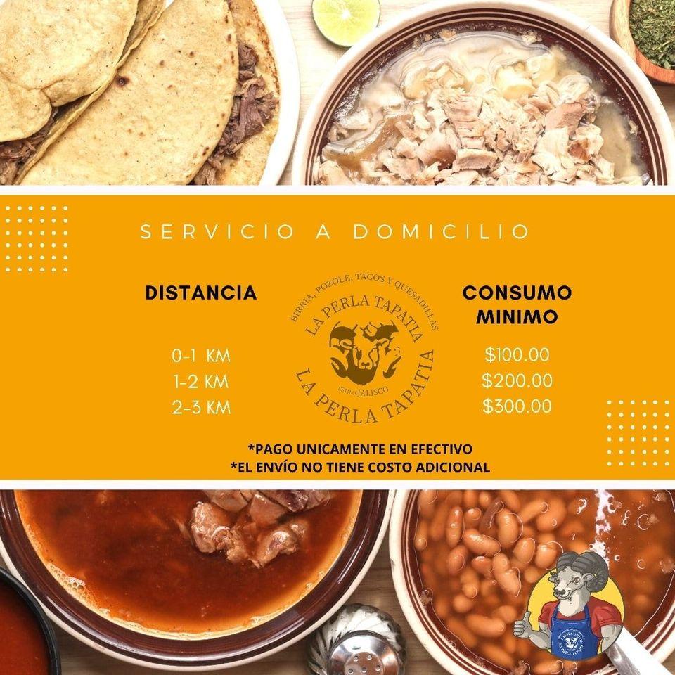 Menu at La Perla Tapatía Azcapotzalco restaurant, Ciudad López Mateos ...