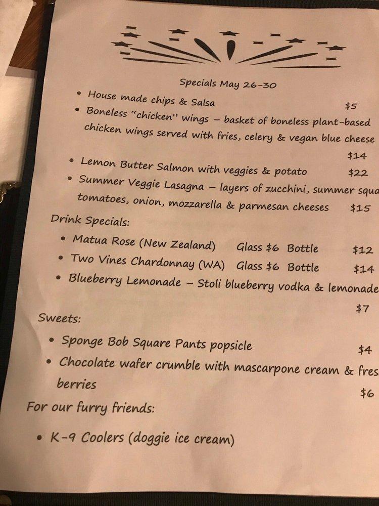 Menu at The Globe Restaurant, East Aurora