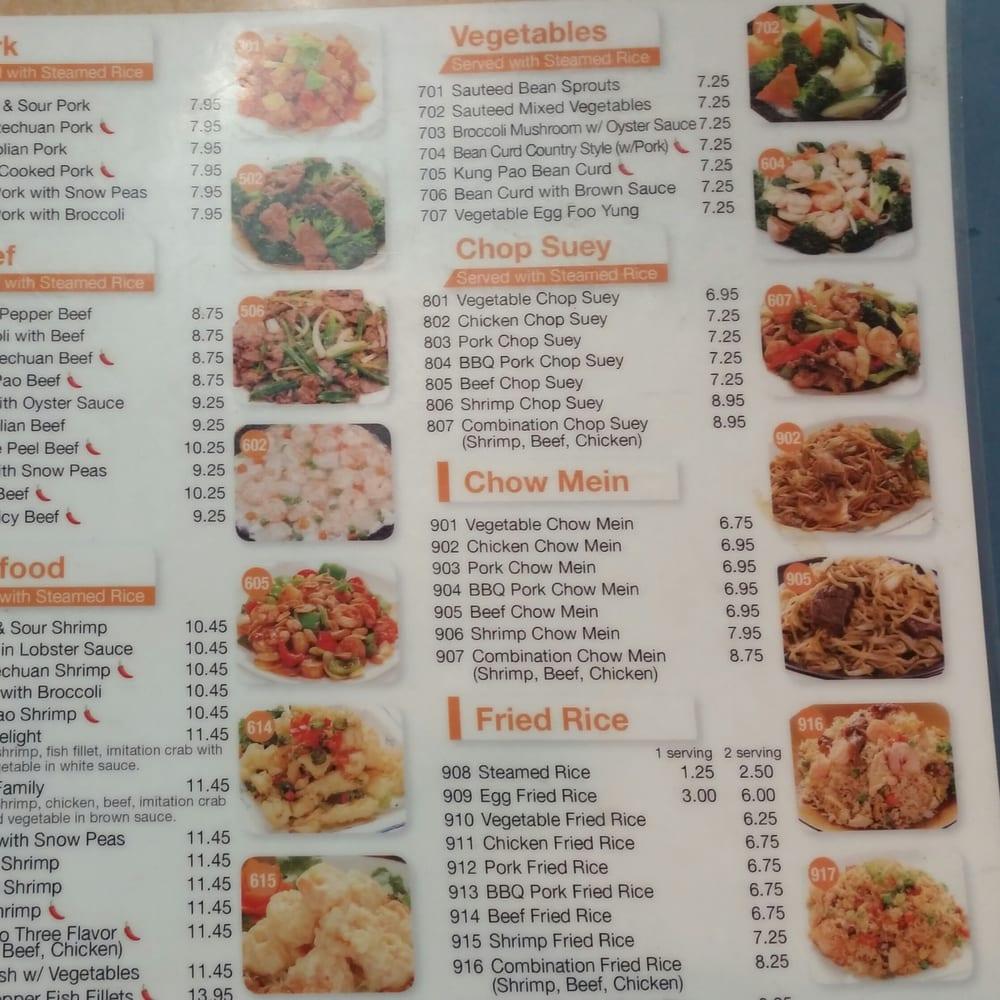 Menu at Ho Ho China restaurant, Norwalk, Rosecrans Ave