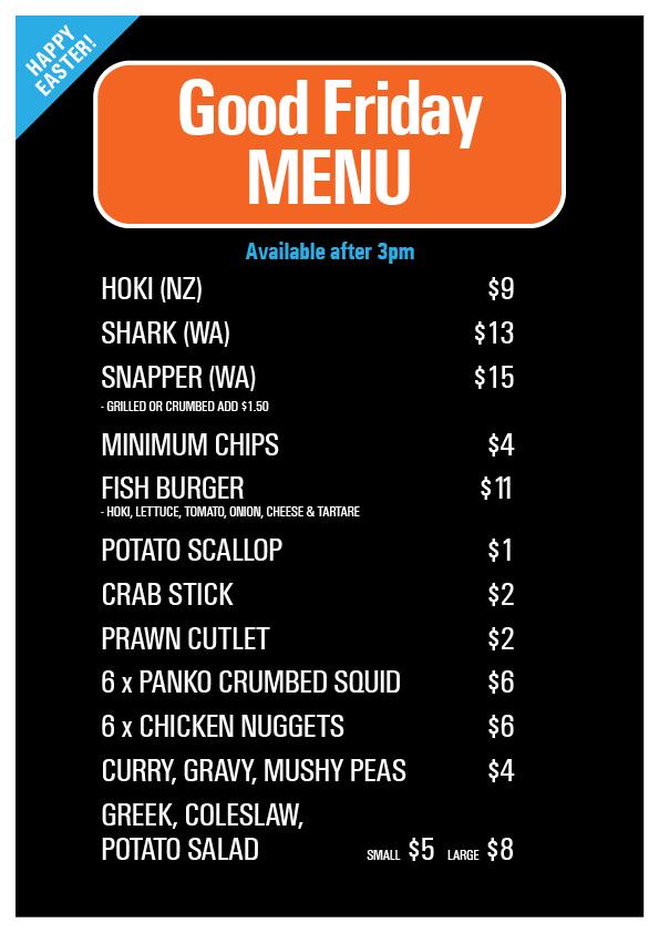Flying Fish Restaurant & Cafe Menu at Mackenzie Wardle blog