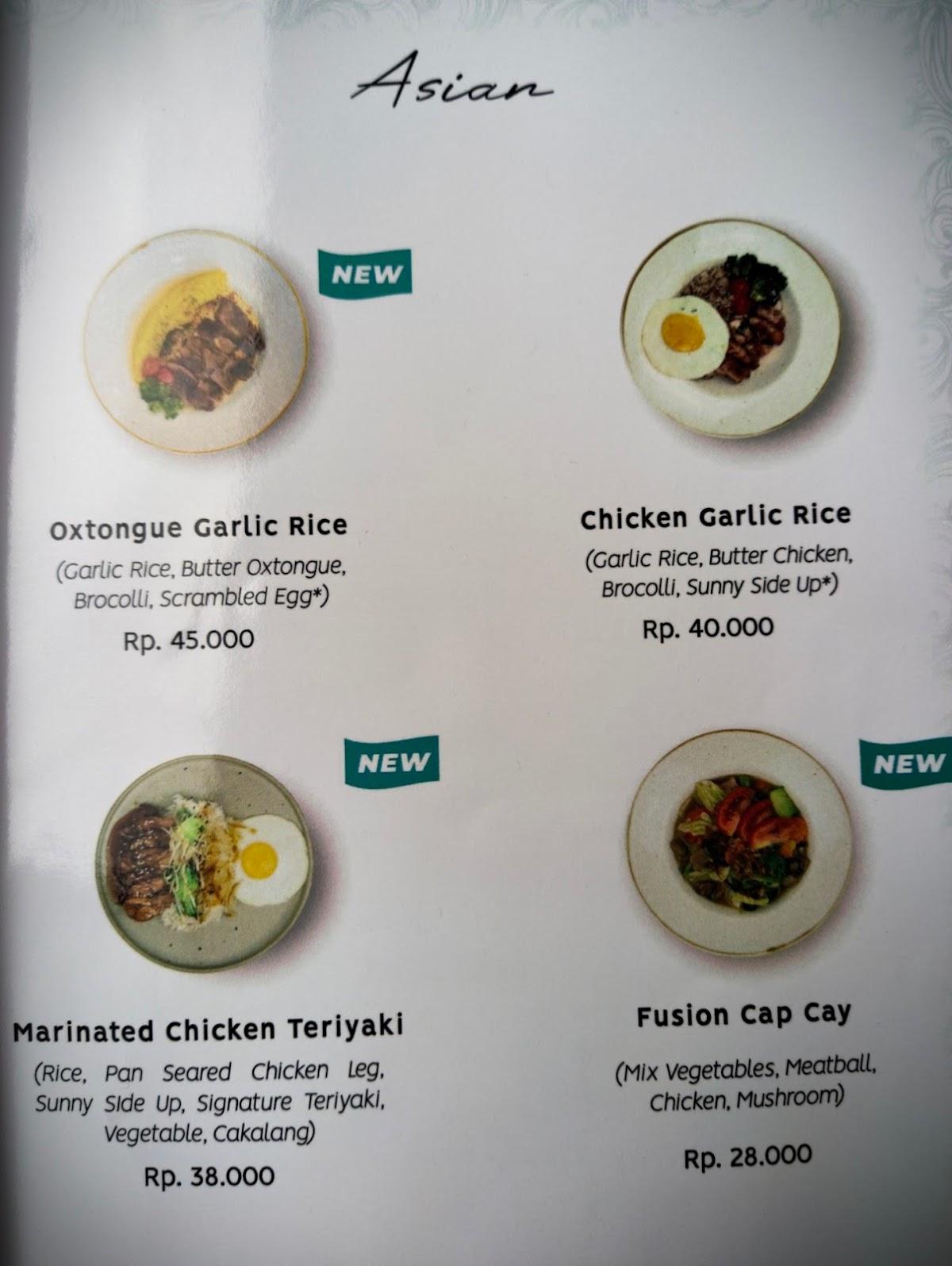 Menu at work food happy restaurant, Semarang
