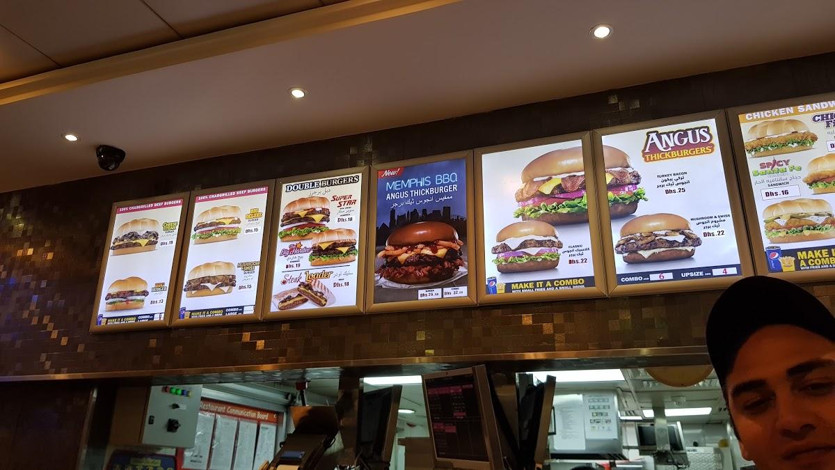 Menu at Hardee's Samnan Adnoc restaurant, Sharjah, ADNOC station ...