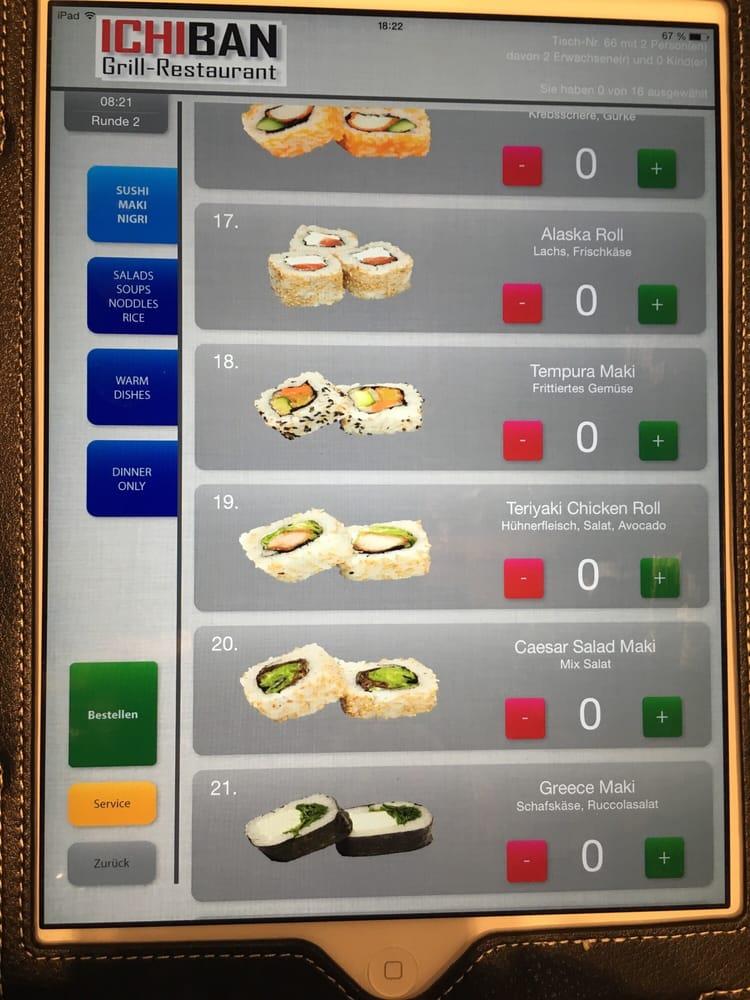 Speisekarte von Ichiban restaurant, Hamburg