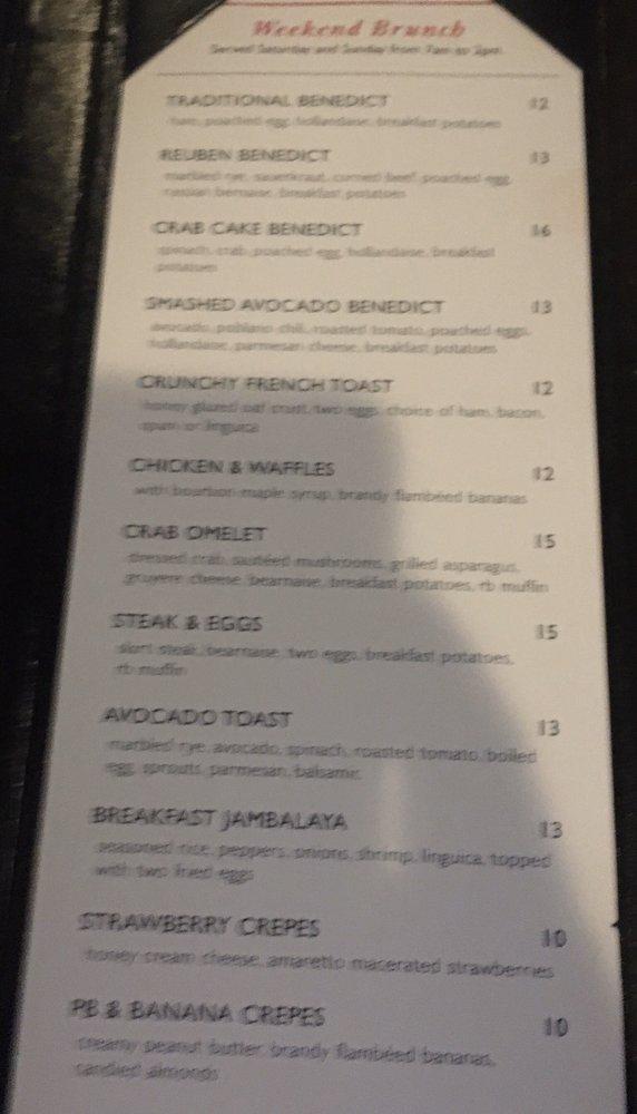 Menu at Red Barrel Tavern, Henderson
