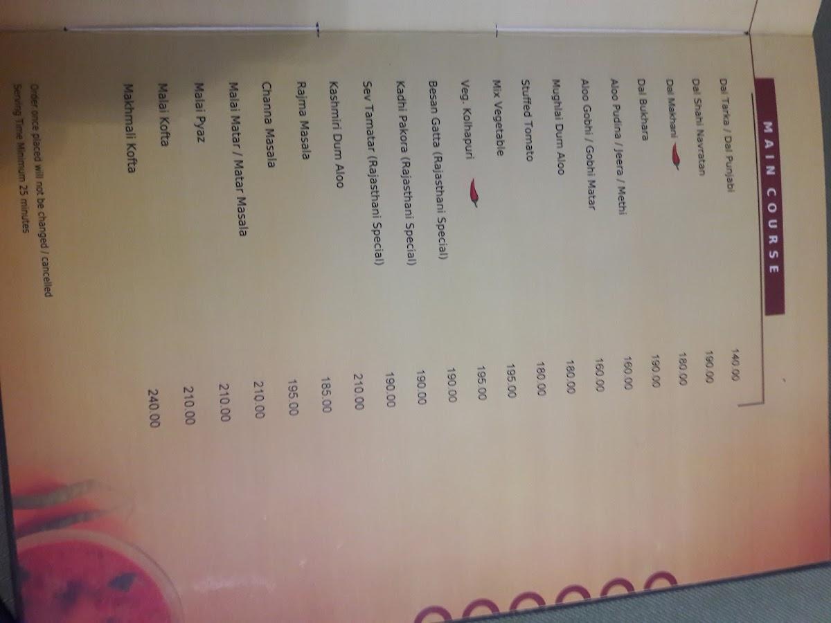 Menu at Silver Leaf Restaurant, Ajmer, FJ7P+W7F