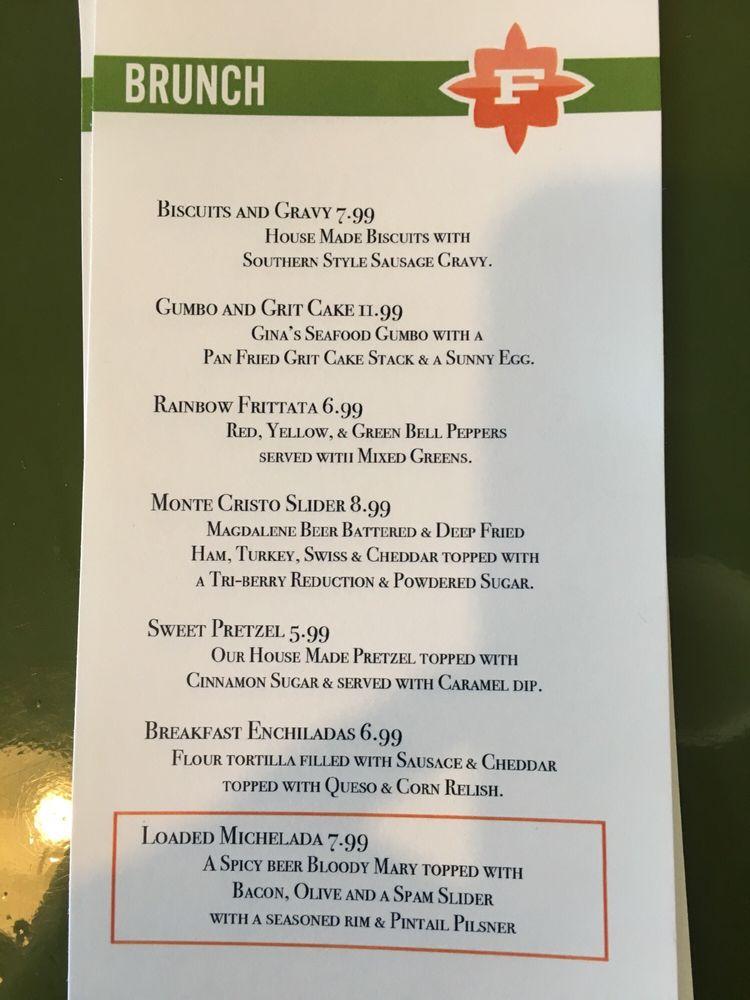 Menu at Flyway Brewing pub & bar, North Little Rock