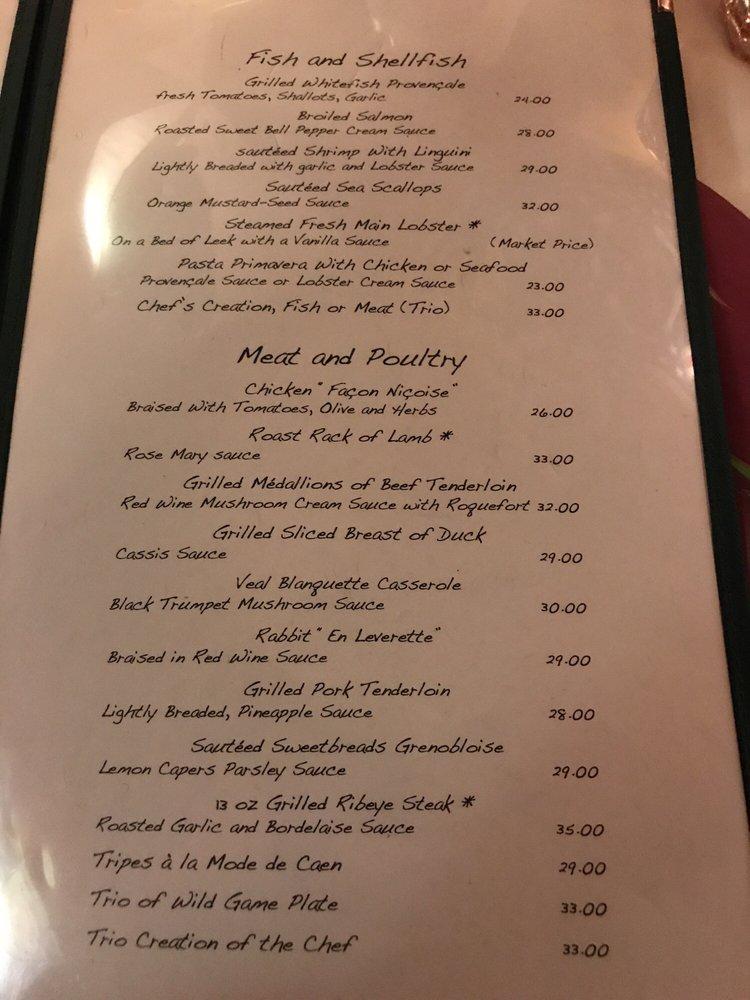 Menu at Froggy's French Café pub & bar, Highwood