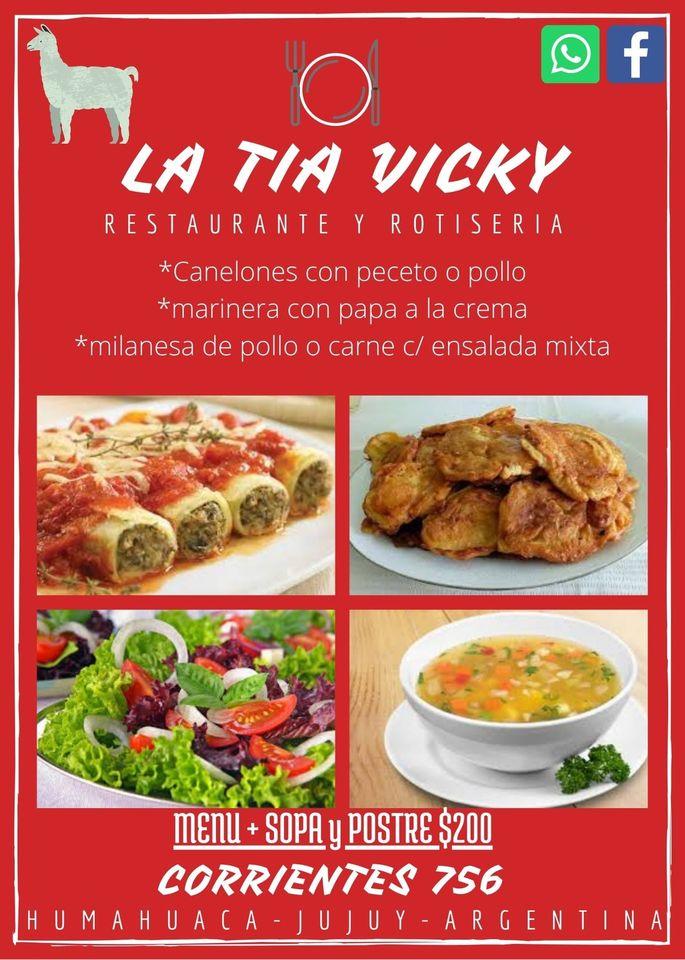 Menu at Restaurant La TIA VICKY, Humahuaca