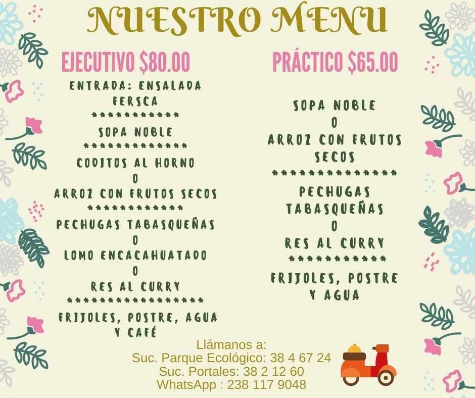 Carta del restaurante La Granja, Tehuacán, Calle 1 Sur 110