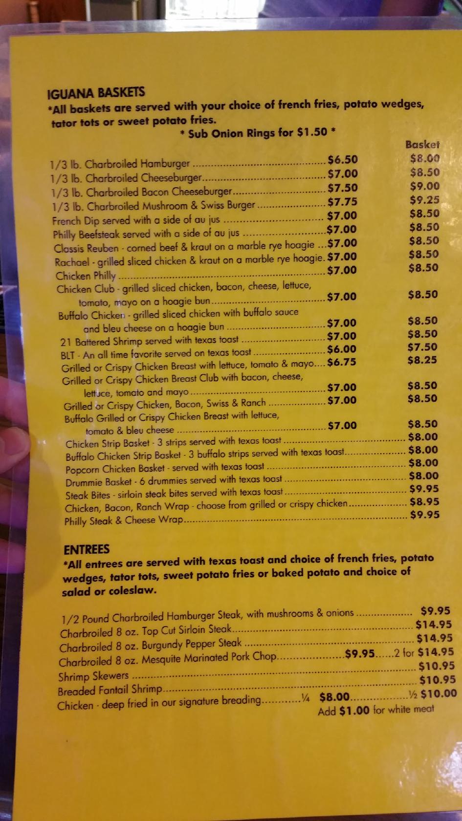 Menu at Lake Reno Bar & Grill, USA