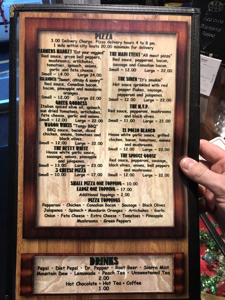 Menu at Spruce Street Bar & Grill, Myrtle Point