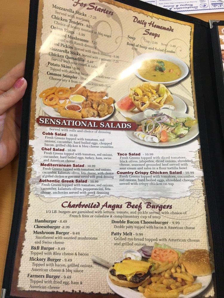 Menu at Blue Ribbon Diner restaurant, Wauseon