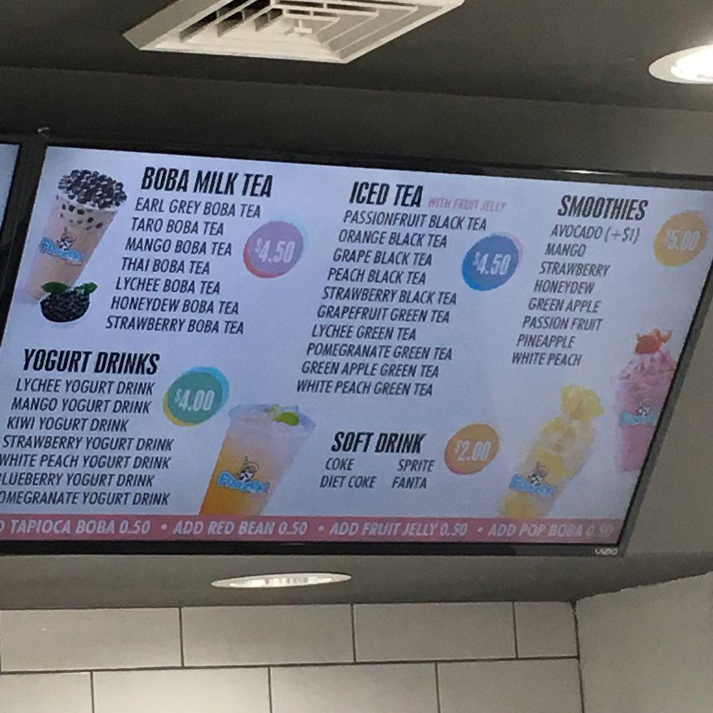 Menu at Frozen Boba., Evesham Township