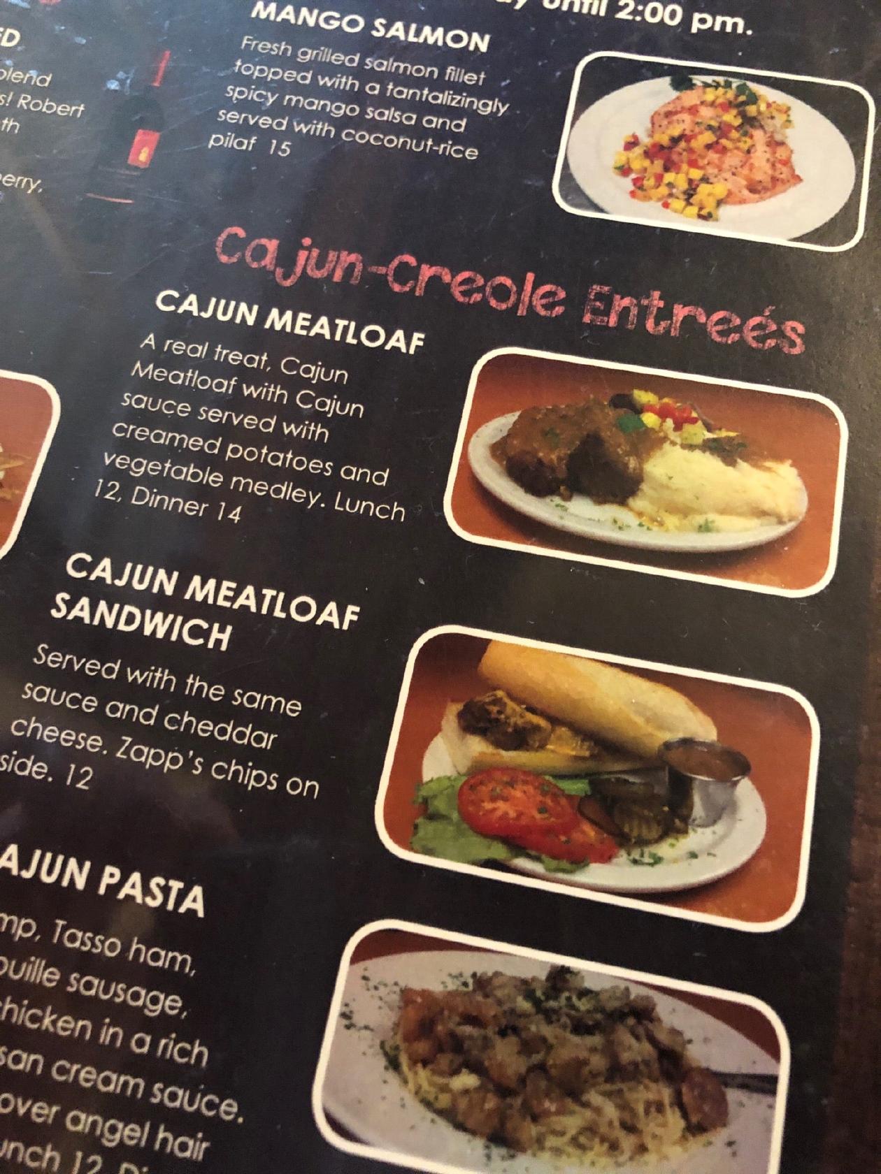 Menu at NoNo's Cafe, Littleton, W County Line Rd