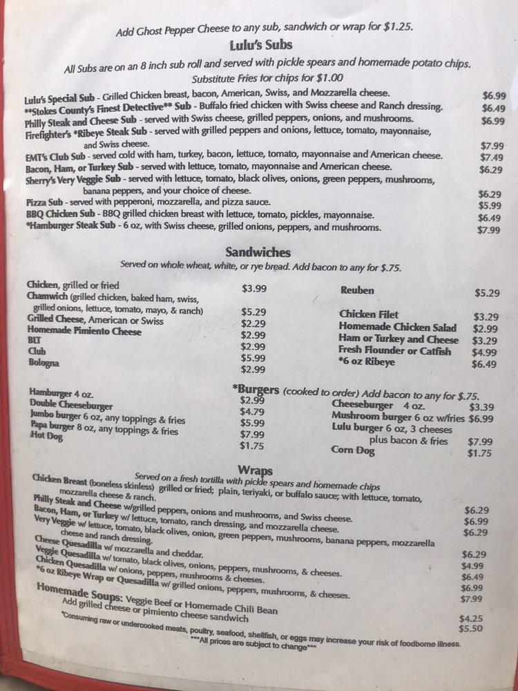 Menu at Dan River Family Restaurant, Danbury, Smurf Rd