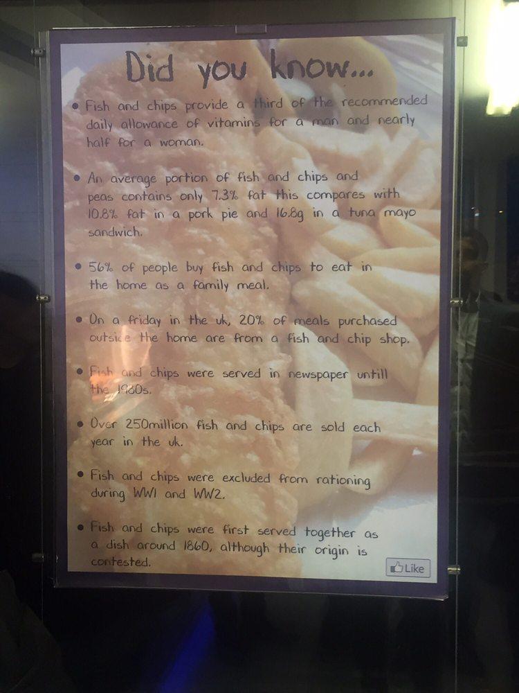 Menu at Gerard Street Fish Bar, Derby