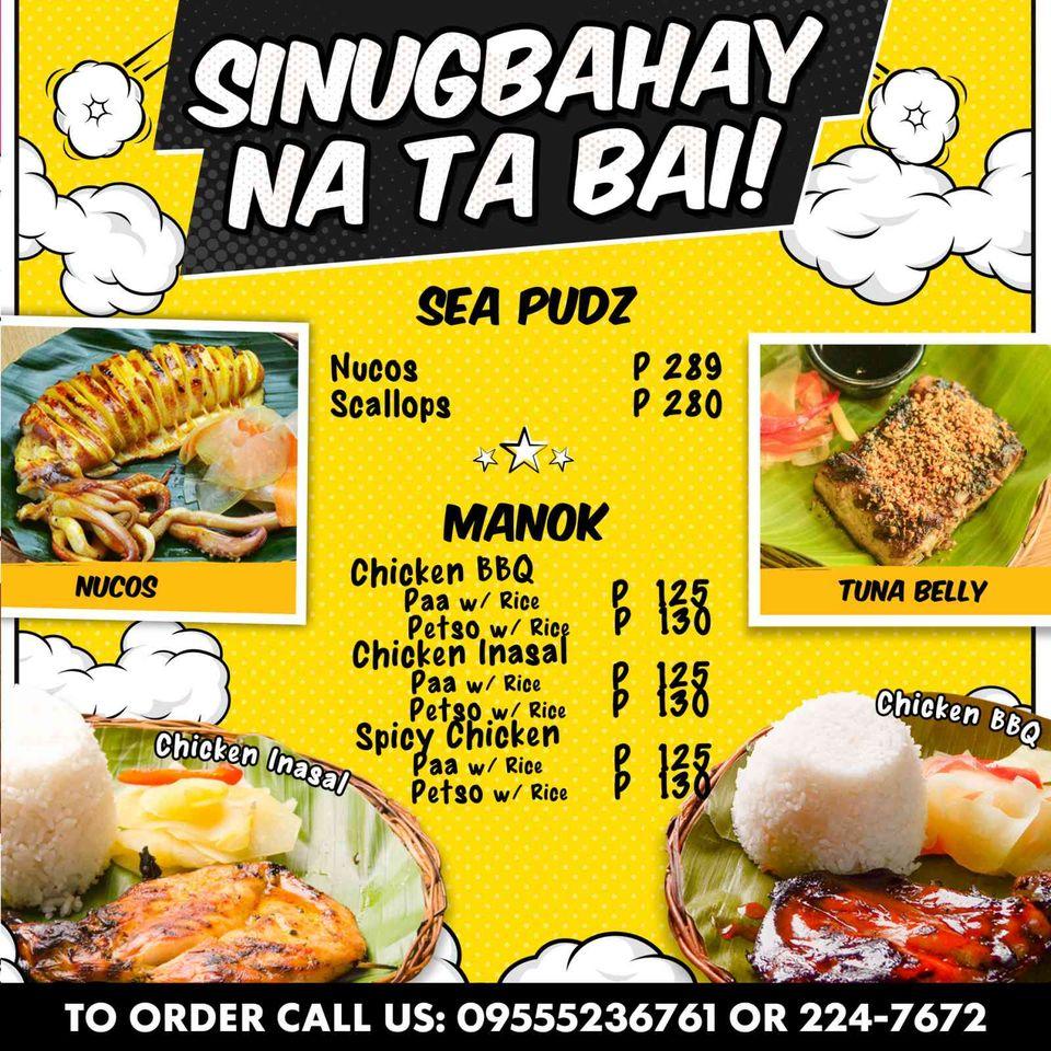 Carta del restaurante Boy Zugba, Ciudad del Iligan, Level 2