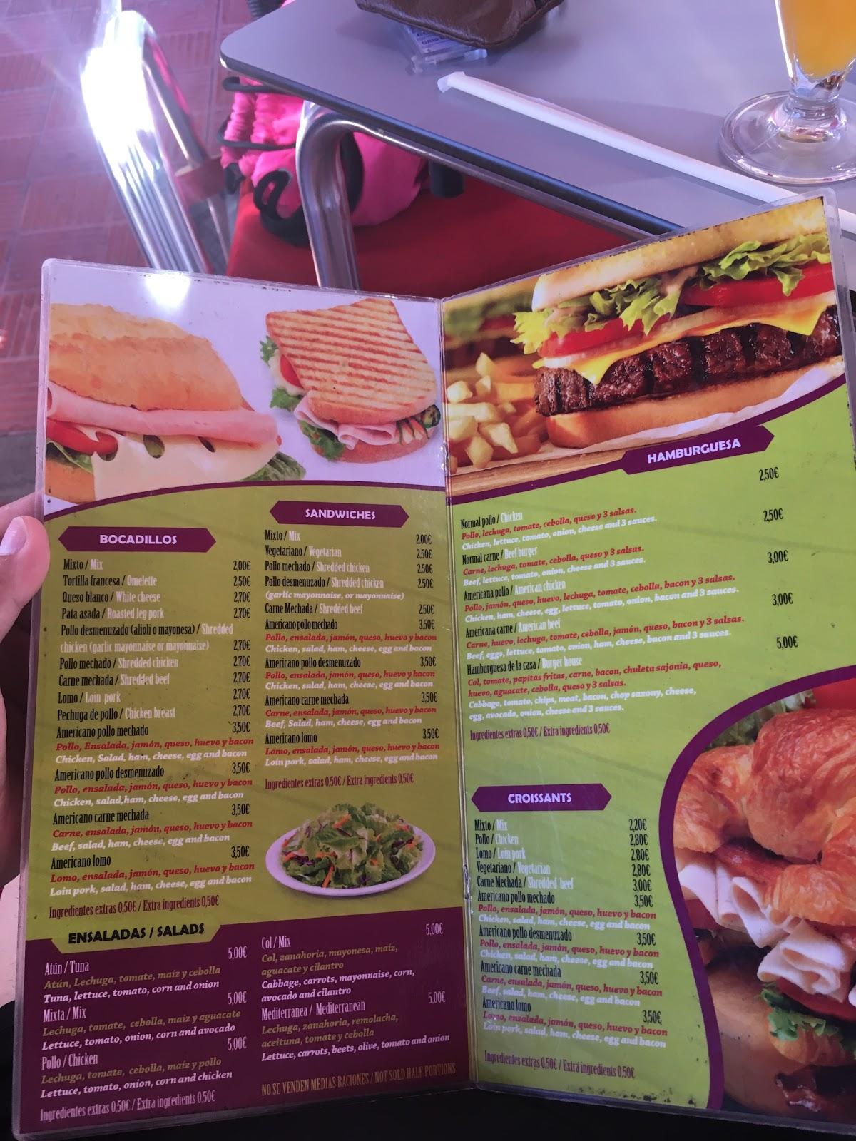 Carta del restaurante Arepera Guayoyo, San Miguel