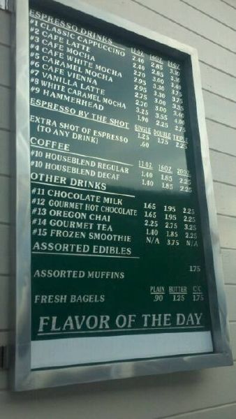 Menu at Coffee Connection, Easton, Ruby Ct