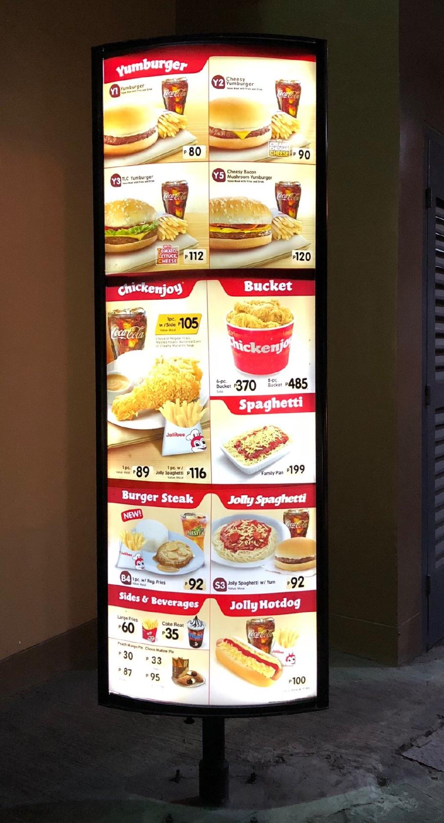 Menu at Jollibee Gensan Hiway restaurant, General Santos City, National ...