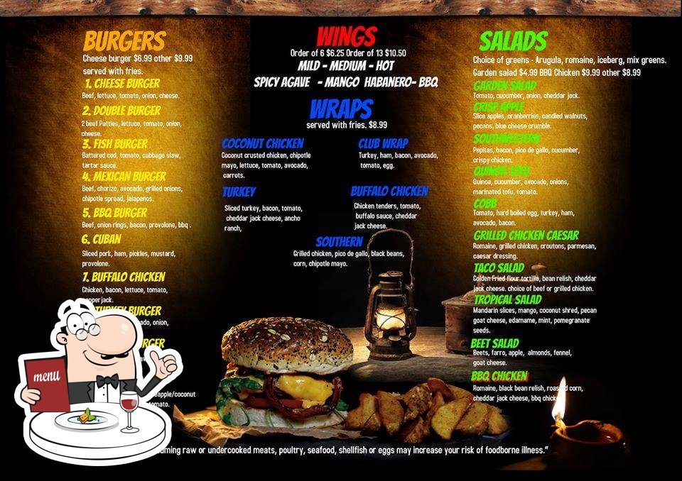 Manny's Burger, New River - Restaurant menu, prices and reviews