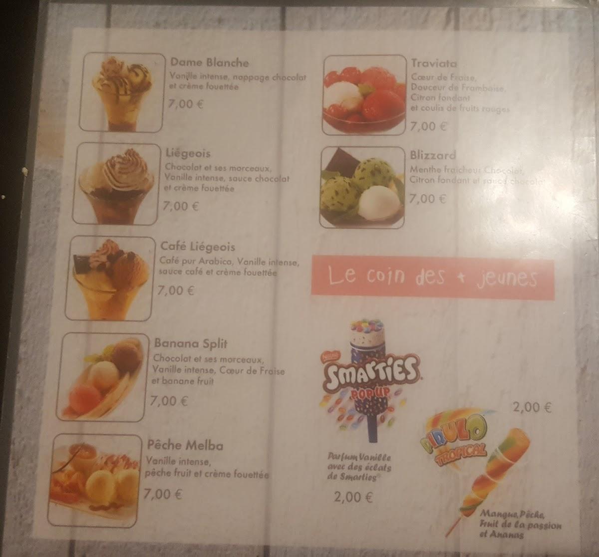 Menu at Pizza Royale fast food, Meximieux
