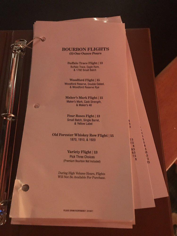 Menu at Paddock Grille restaurant, Lexington, Newtown Pike