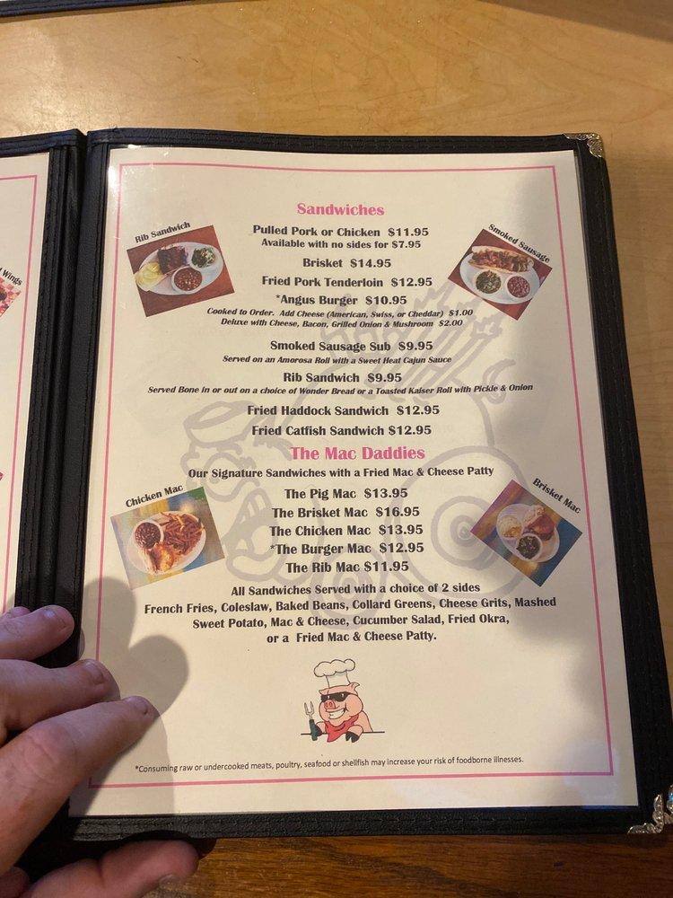 Menu at Pigout BBQ And Southern Soul Food, Bradenton