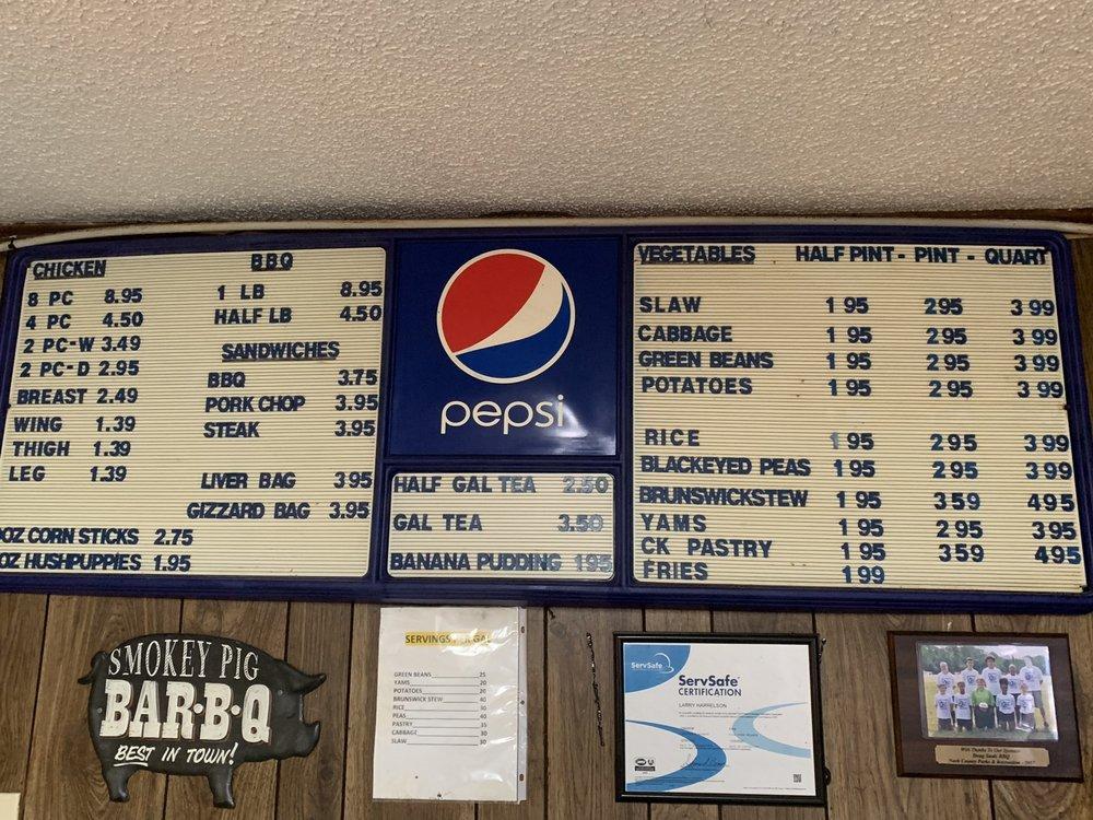 Menu at Doug Sauls BBQ and Seafood, Nashville