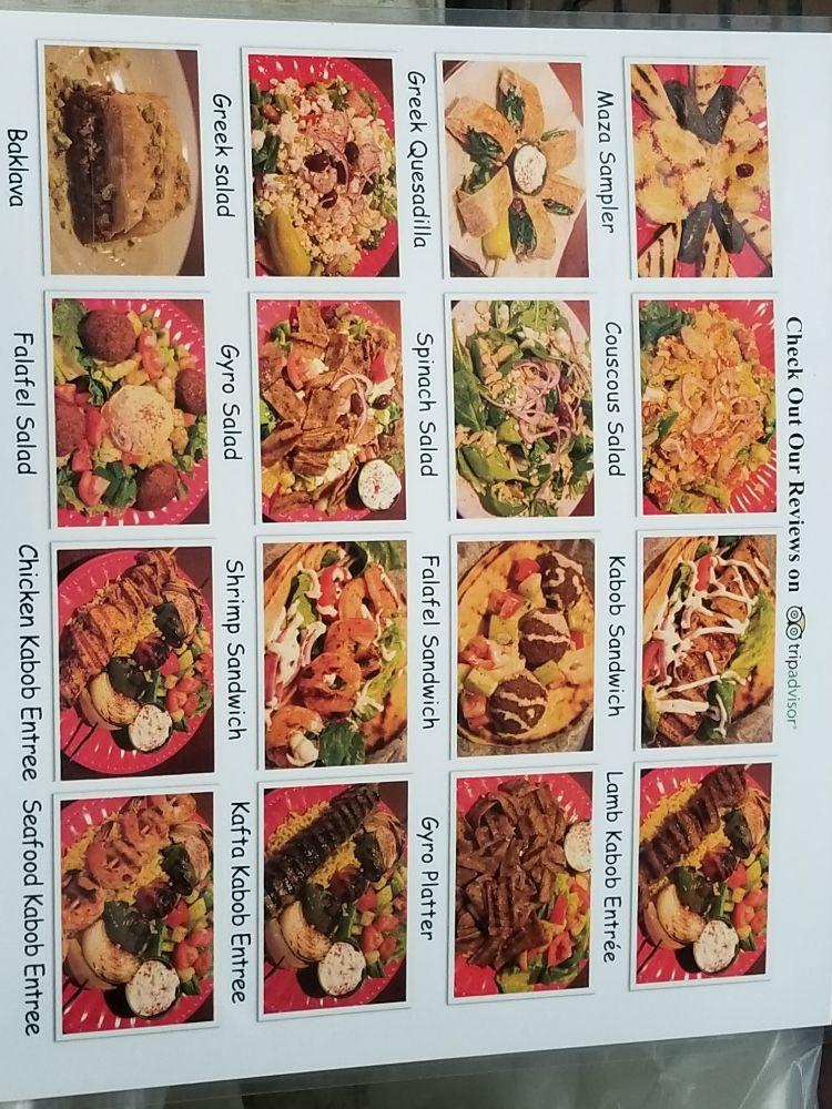 Menu at RB Kabob & Grill restaurant, Rehoboth Beach