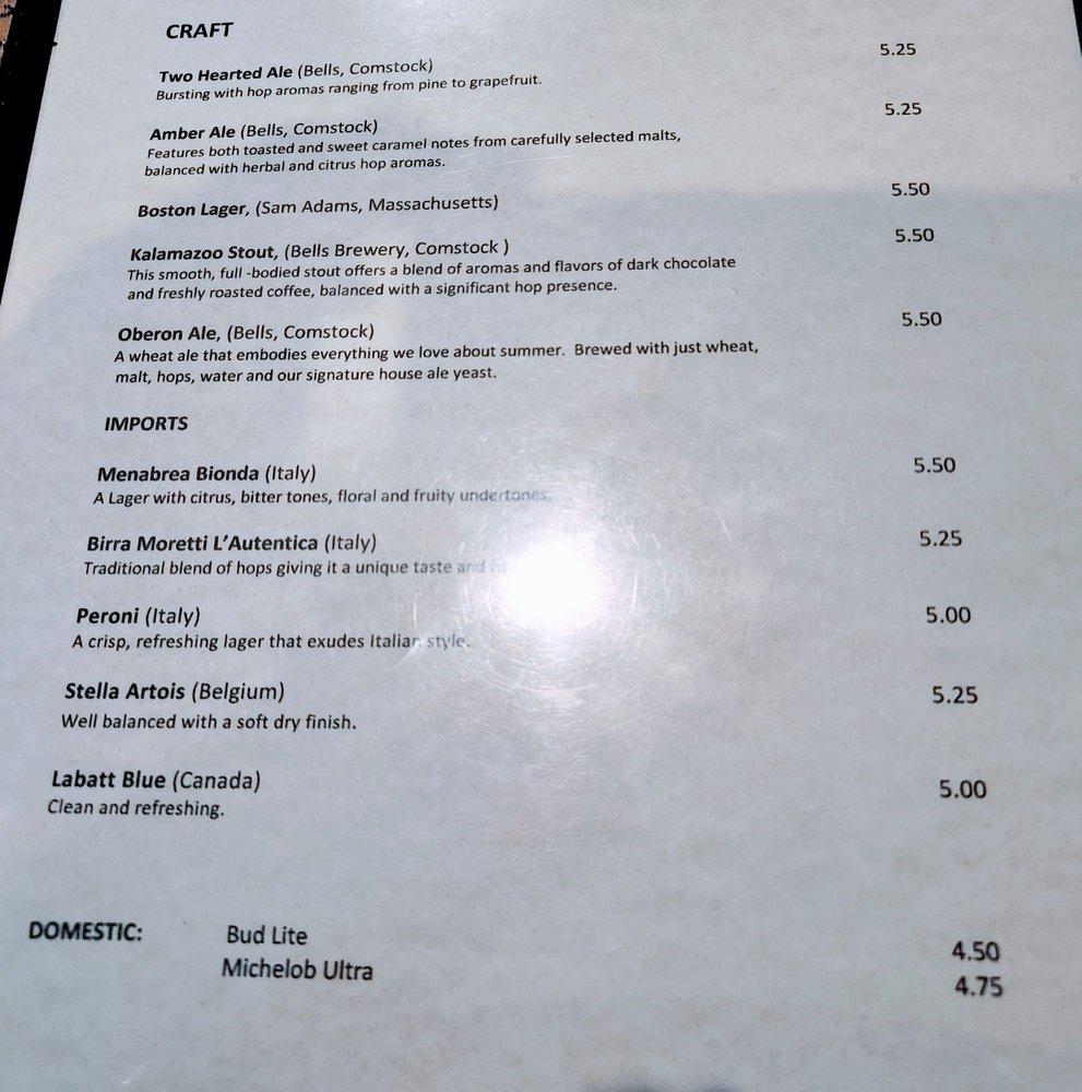 Menu at Antonio's Italian Cuisine restaurant, Sterling Heights, E 14 ...