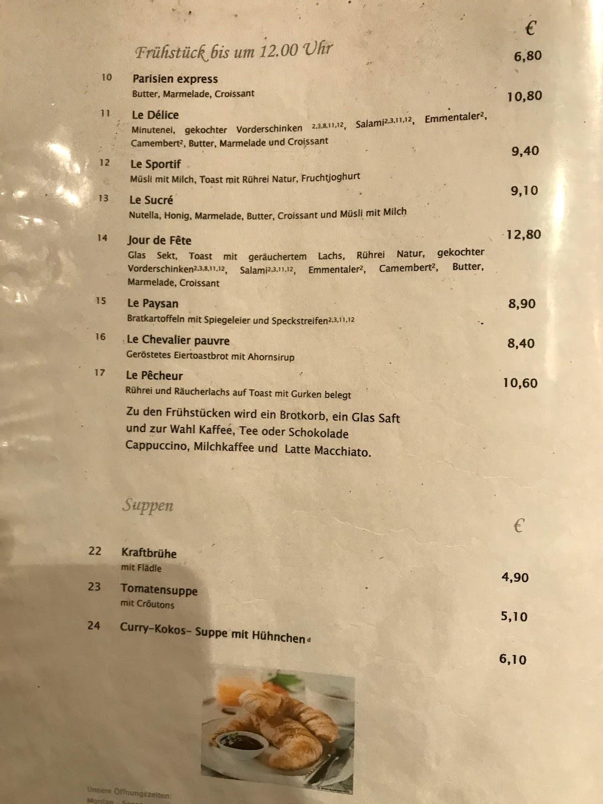 Speisekarte von Brasserie Chez Leon restaurant, Singen (Hohentwiel)