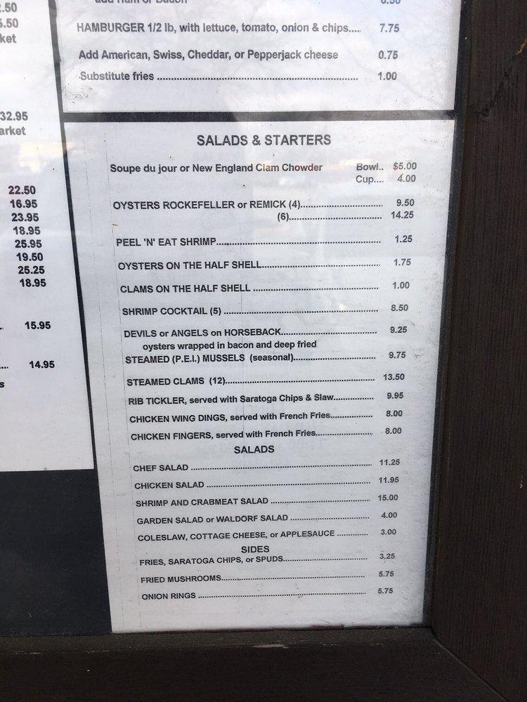 Menu at Windward Passage pub & bar, Columbus