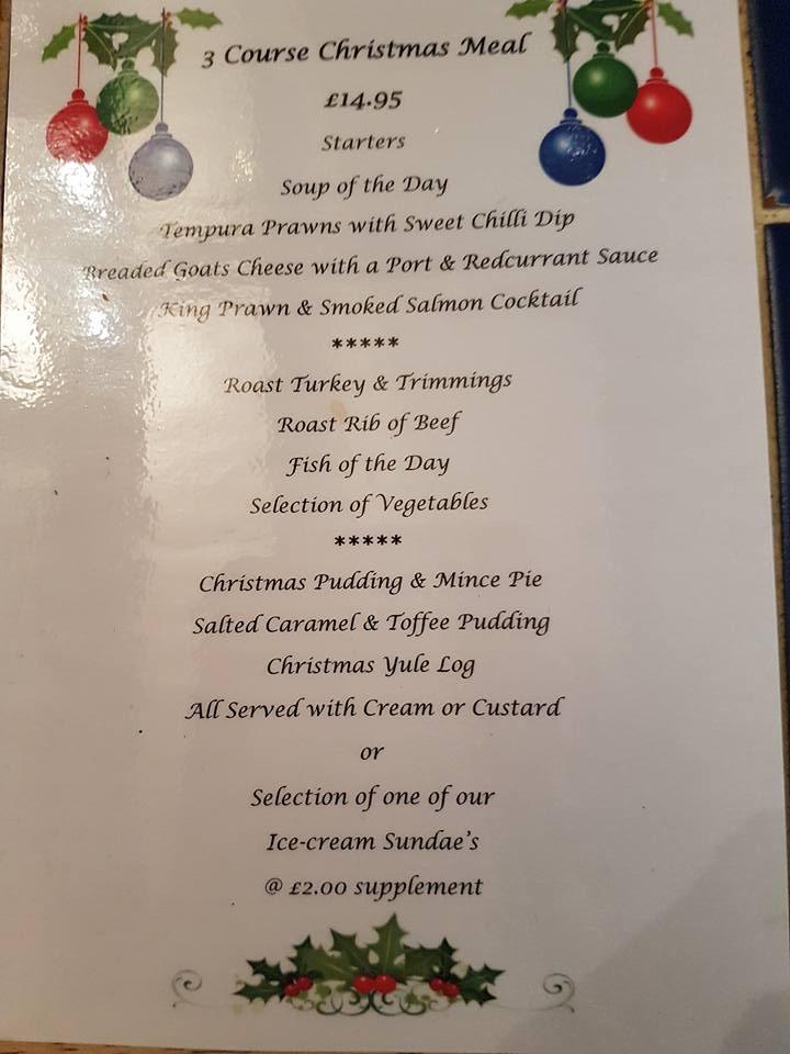 Menu at Fairways Diner Within Fairways Garden Centre restaurant, Rayleigh