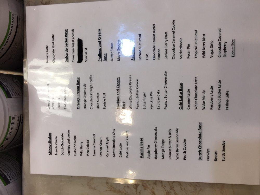 Menu at Mason Nutrition pub & bar, Mason