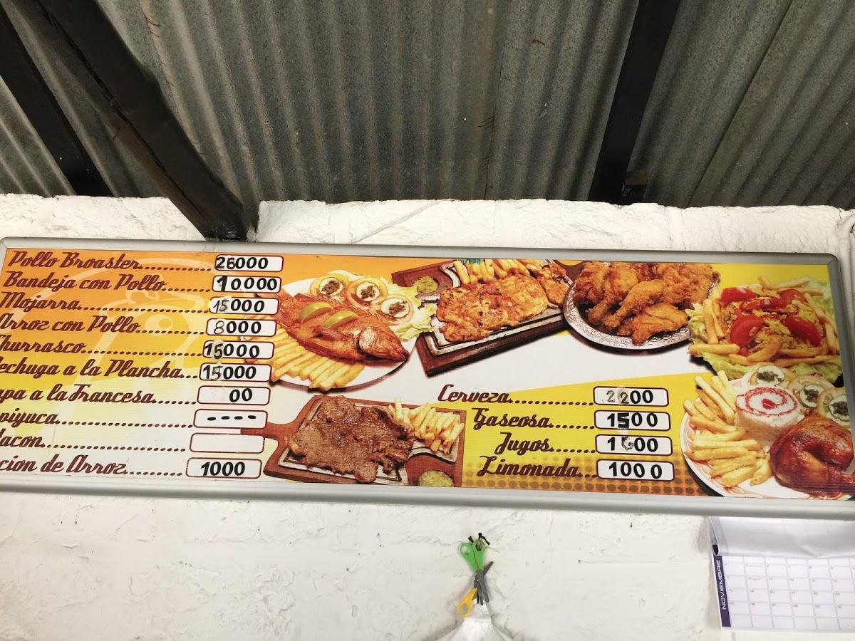 Carta de RESTAURANTE KITCHEN BROASTER CARMELEÑO, El Carmen de Chucurí
