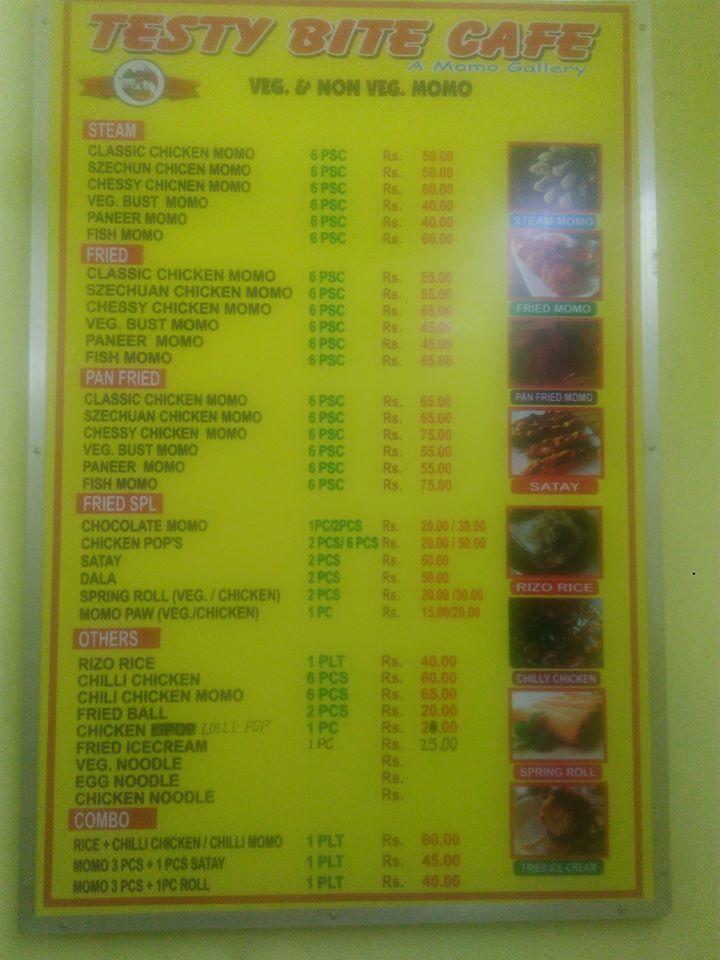 Menu at Testy bite cafe -bhattanagar, Chakpara