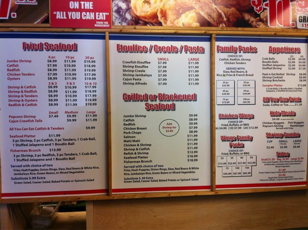 Menu at Fish Place restaurant, Sugar Land, 3303 Hwy 6