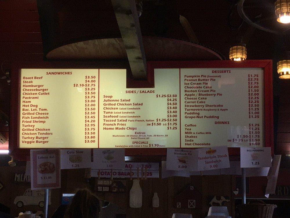 Menu at Beef Barn, North Smithfield, 200 Industrial Dr