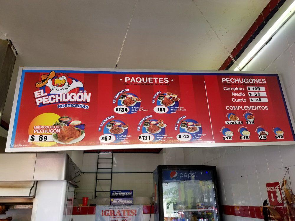El Pechugón Rosticeria, Puerto Vallarta - Carta del restaurante y opiniones