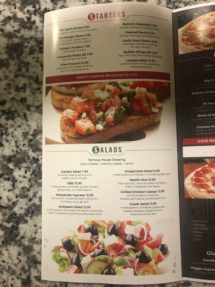Menu at Bronx House Pizza pizzeria, Ormond Beach