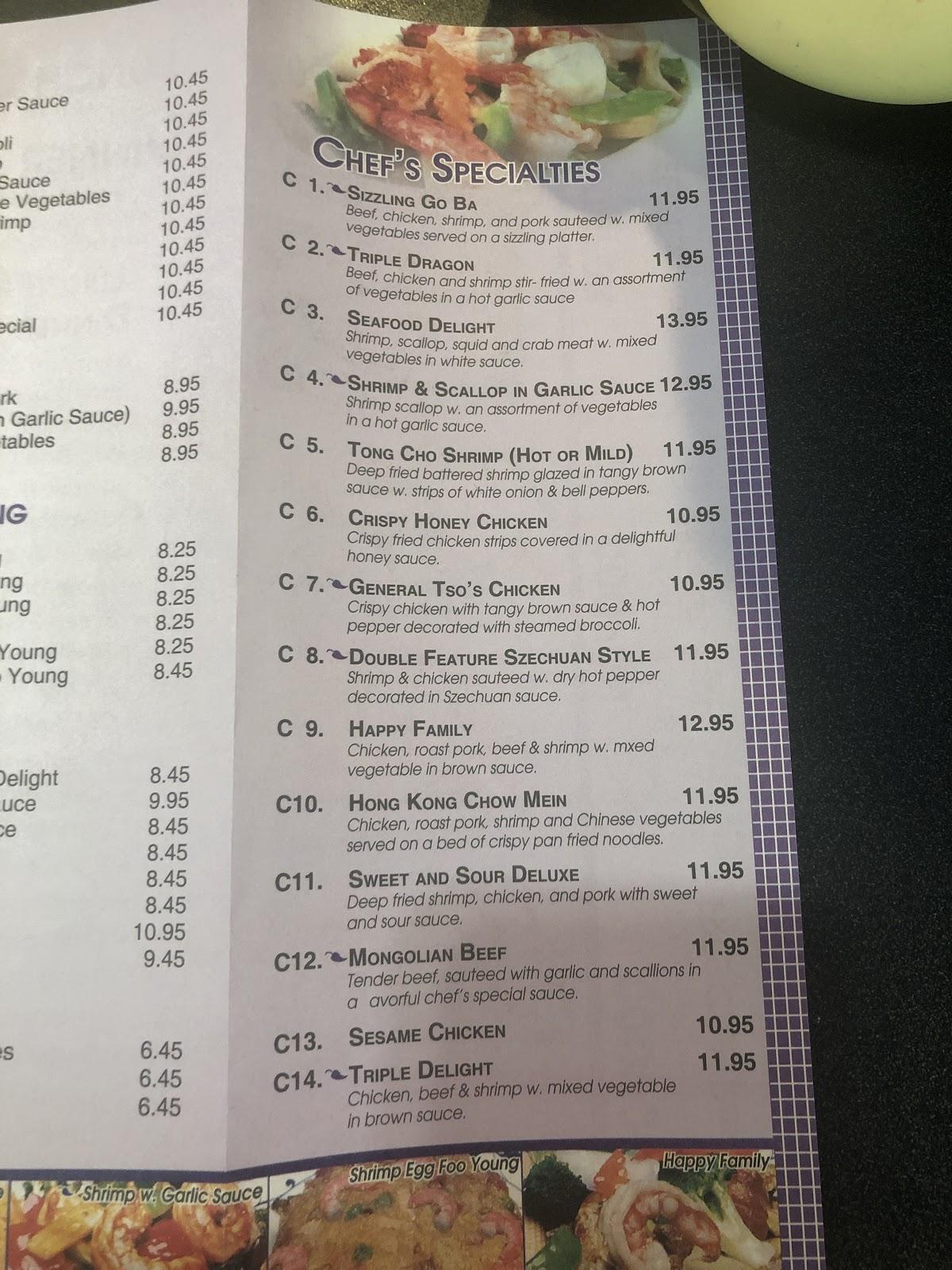 Menu at China Palace Restaurant, New Orleans, Hickory Ave # D