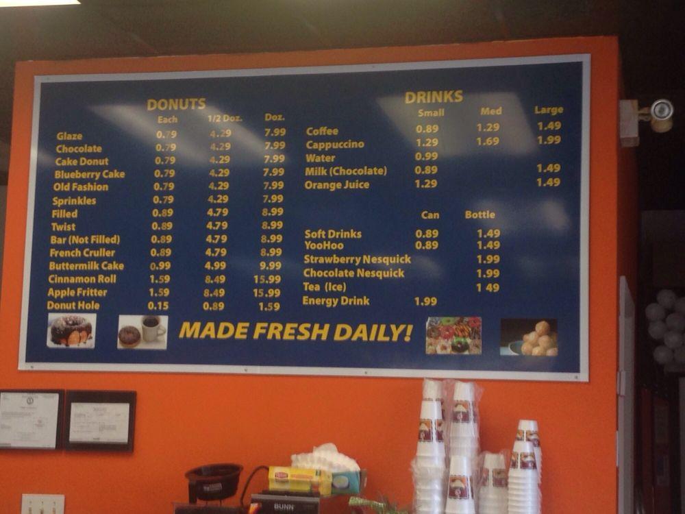 Menu at Clifton Donut Shop, Louisville, Brownsboro Rd