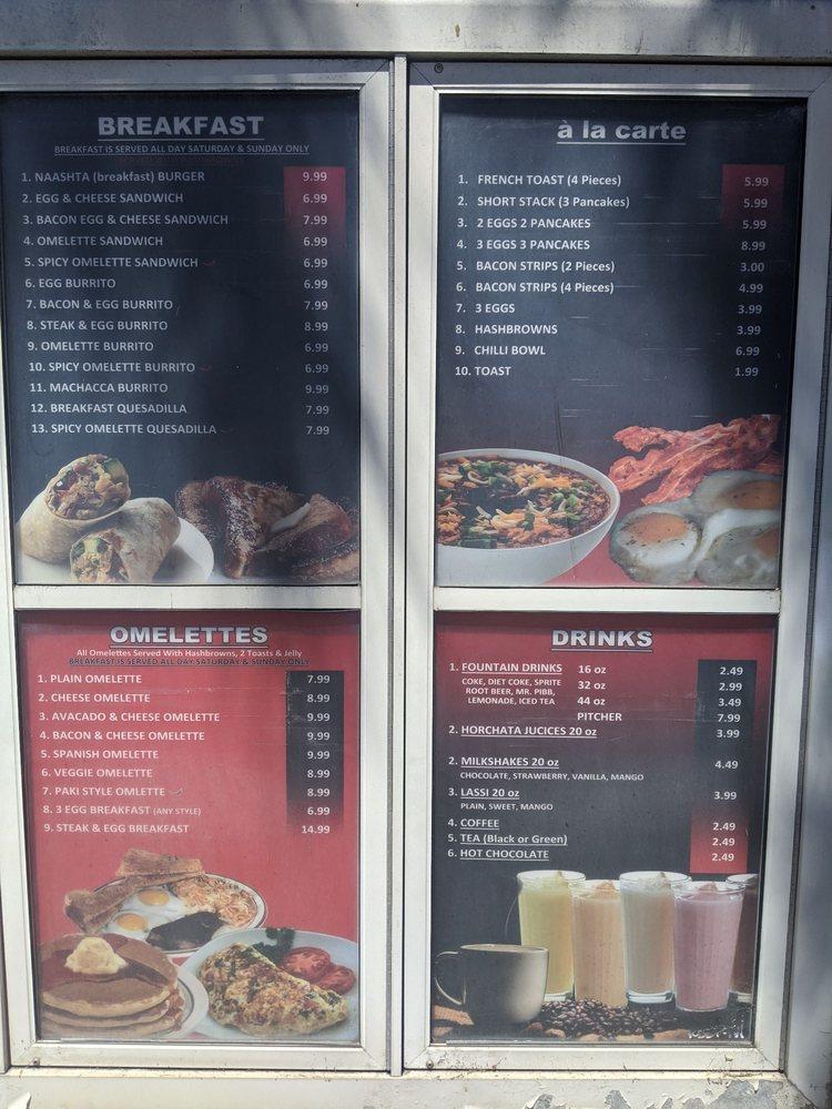 Menu at HotSpot Grill restaurant, Tustin
