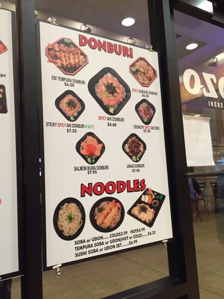 Menu at Kozo Sushi Kapahulu restaurant, Honolulu, 625 Kapahulu Ave #102