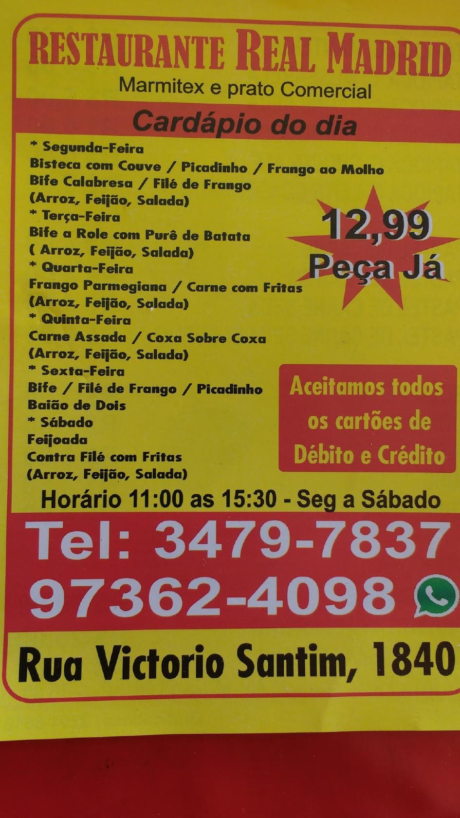 Restaurante - Real Madrid, São Paulo - Avaliações de restaurantes