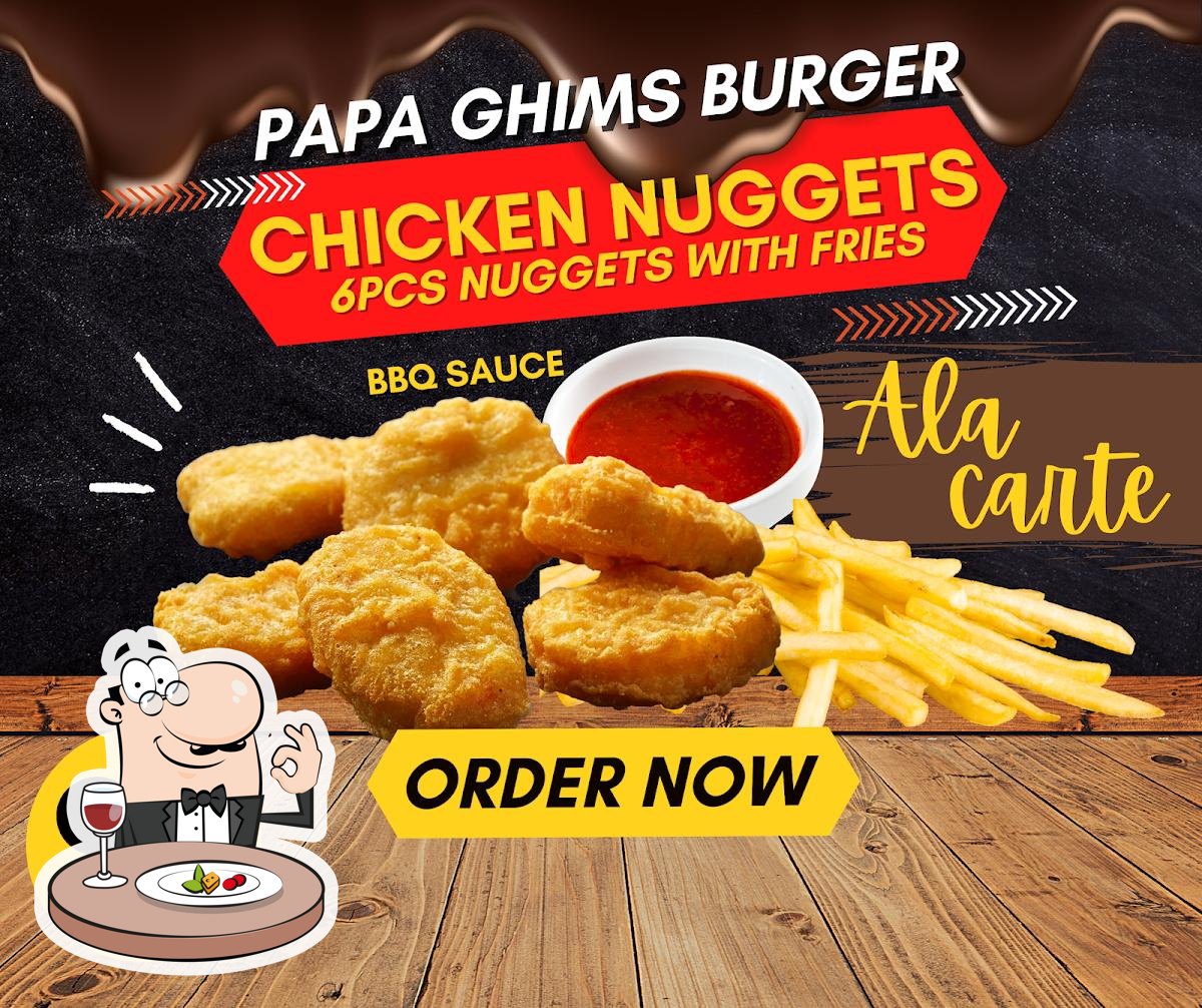 Papa Ghims Burger restaurant, Imus - Restaurant menu and reviews