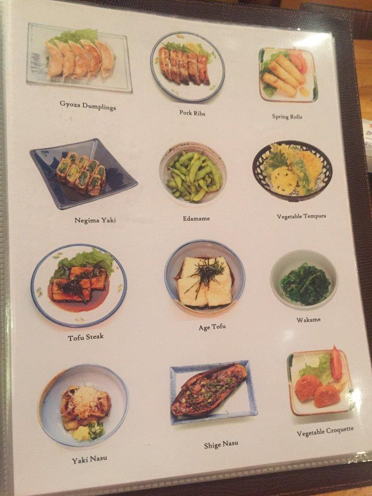 Menu at Akai Hana restaurant, Columbus, Old Henderson Rd