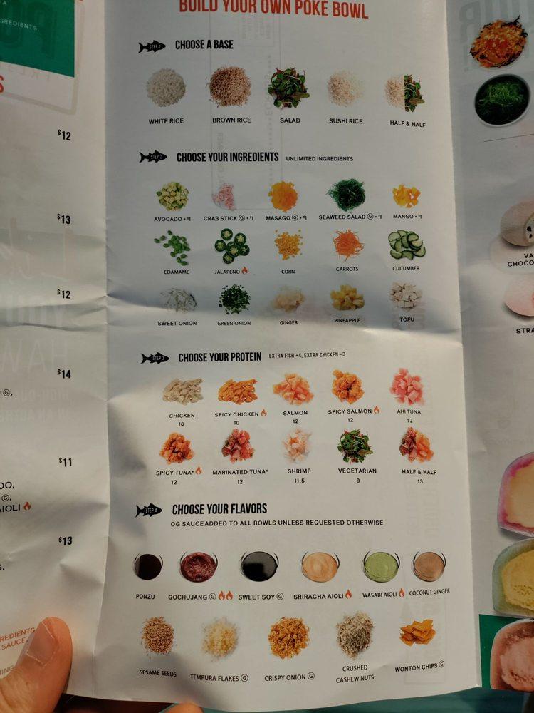Menu at Poke Bros. pub & bar, Niles